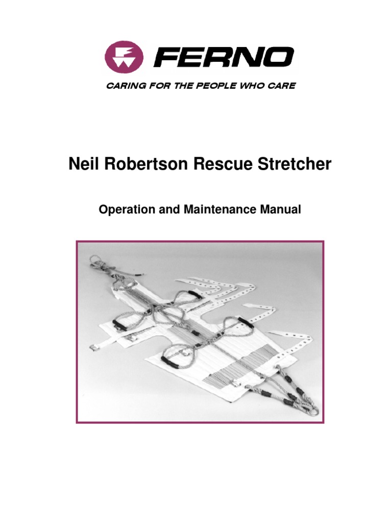 Neil Robertson Rescue Stretcher: Operation and Maintenance Manual | PDF ...
