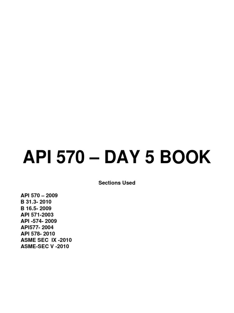 API 570 Day 5 Book (1 To 130) | PDF | Pipe (Fluid Conveyance ...
