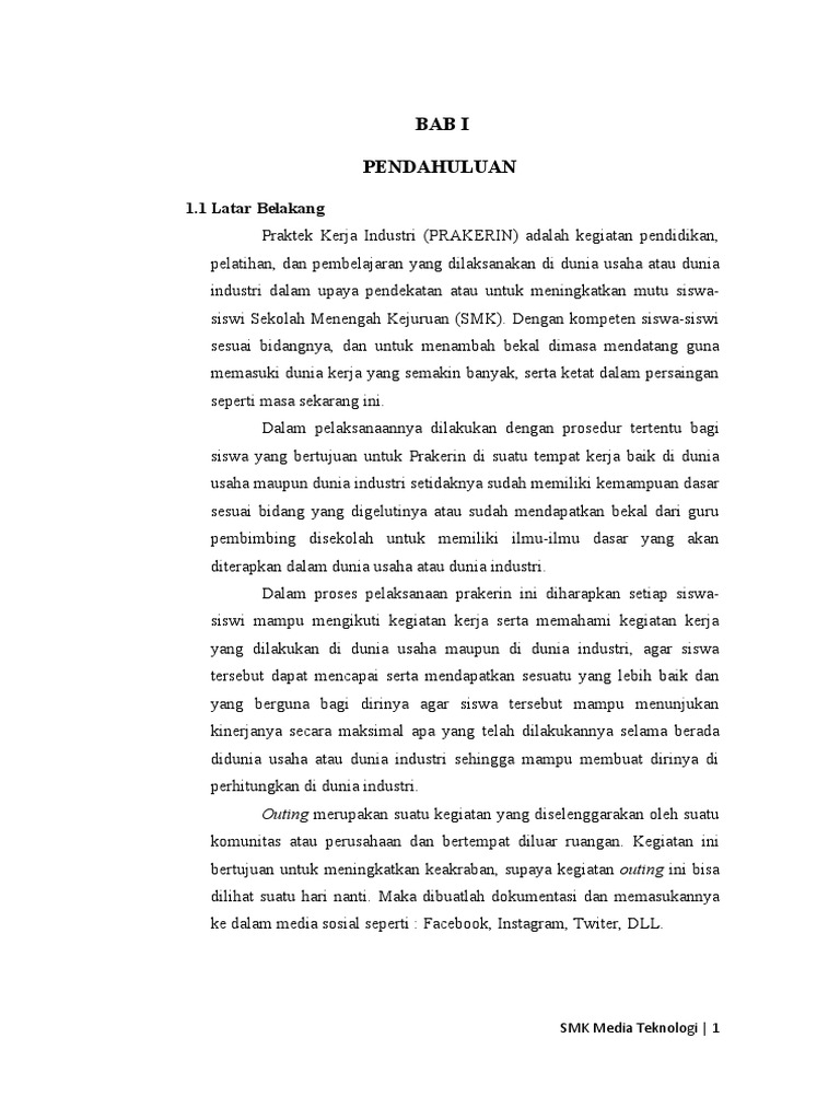 Laporan PKL Multimedia | PDF