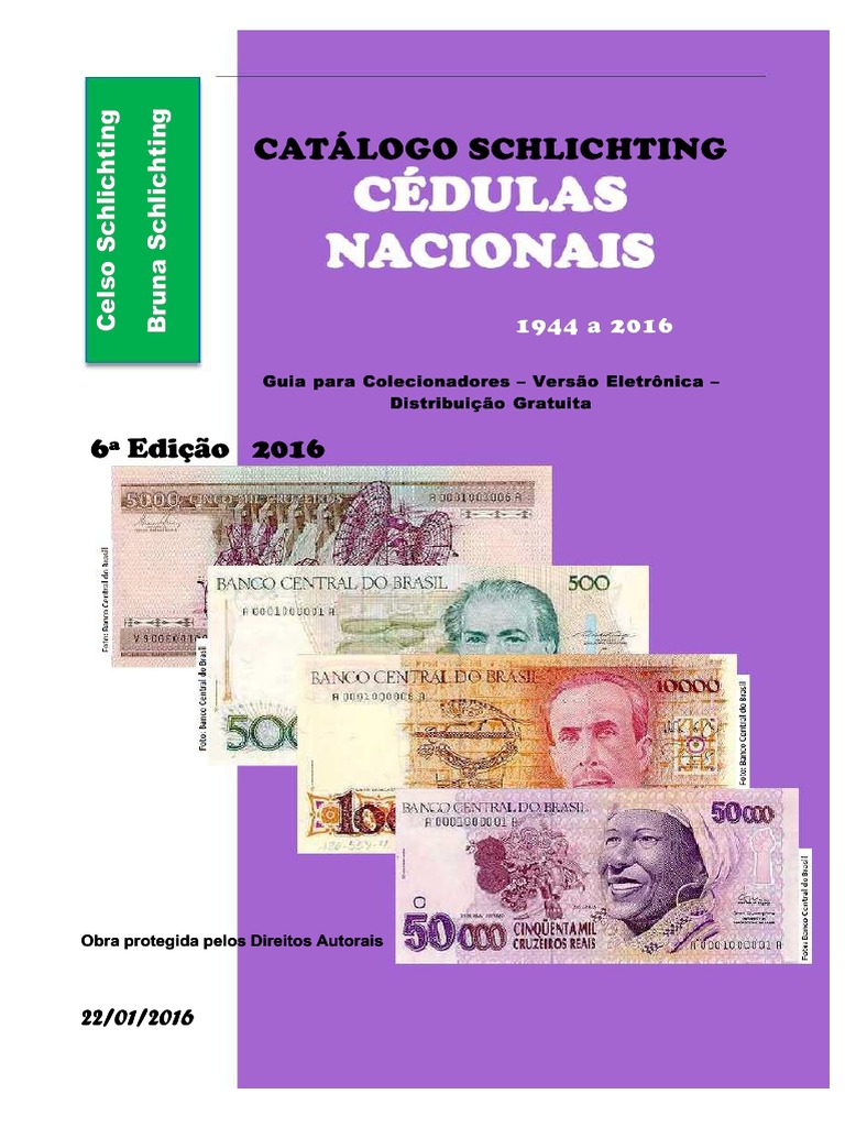Catálogo Schlichting 1944-2016 para Colecionadores | PDF | Brasil