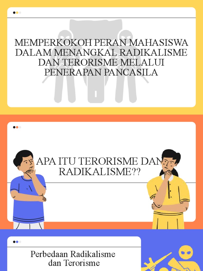 Memperkokoh Peran Mahasiswa Dalam Menangkal Radikalisme Dan Terorisme Melalui Penerapan ...