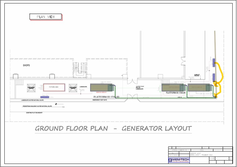 Power House-Rev1-Plan View | PDF