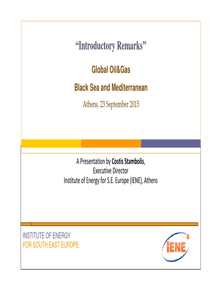 Day1 - 01 - Costis Stambolis - IENE | PDF