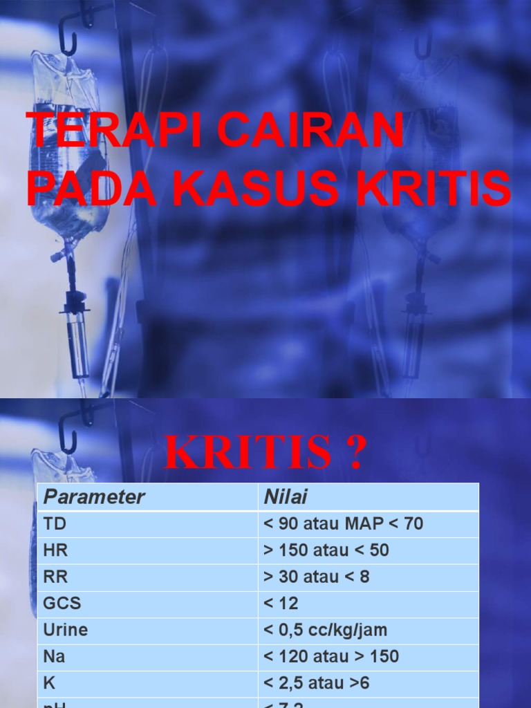 Workshop Terapi Cairan | PDF | Sains & Matematika
