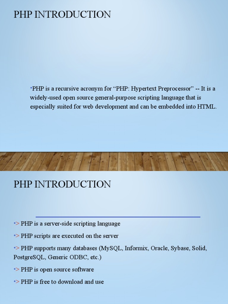 Php Presentation Pdf Php Computing 6157