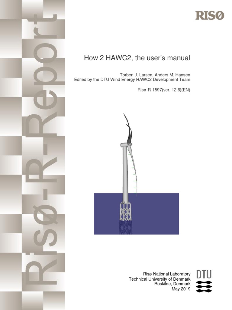 How 2 HAWC2, The User's Manual | PDF | Bending | Beam (Structure)