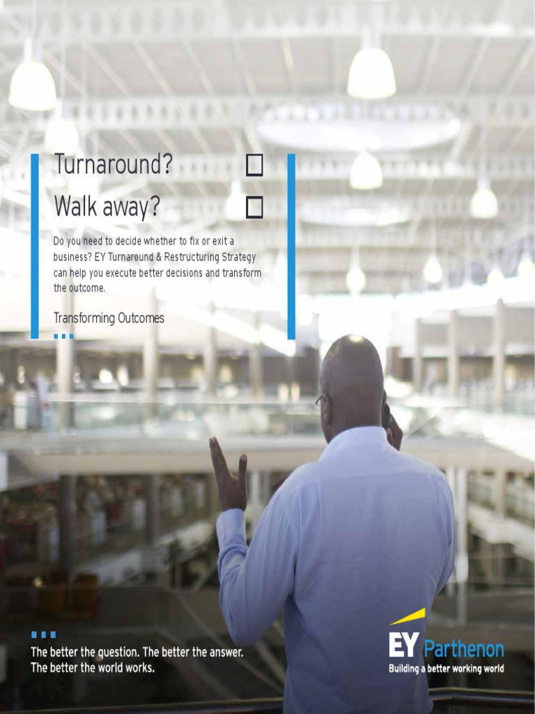 Turnaround and Restructuring Brochure | PDF | Business | Economies