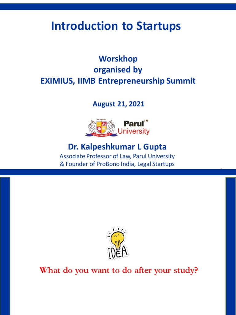 Startup Introduction | PDF | Startup Company | Small Business ...