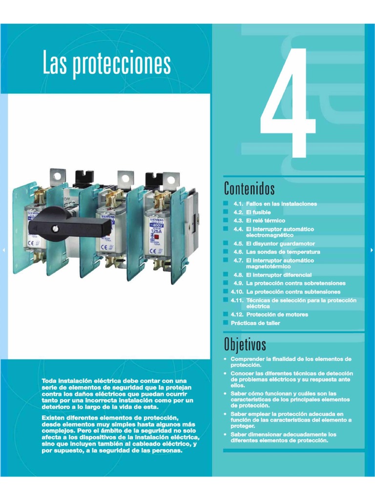 Tema4 - Las Protecciones | PDF