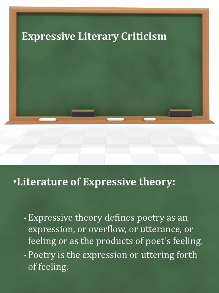 Expressive Literary Theory | PDF