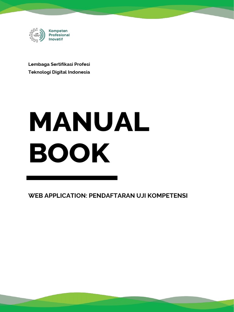 Manual Book Pendaftaran LSP-TD | PDF
