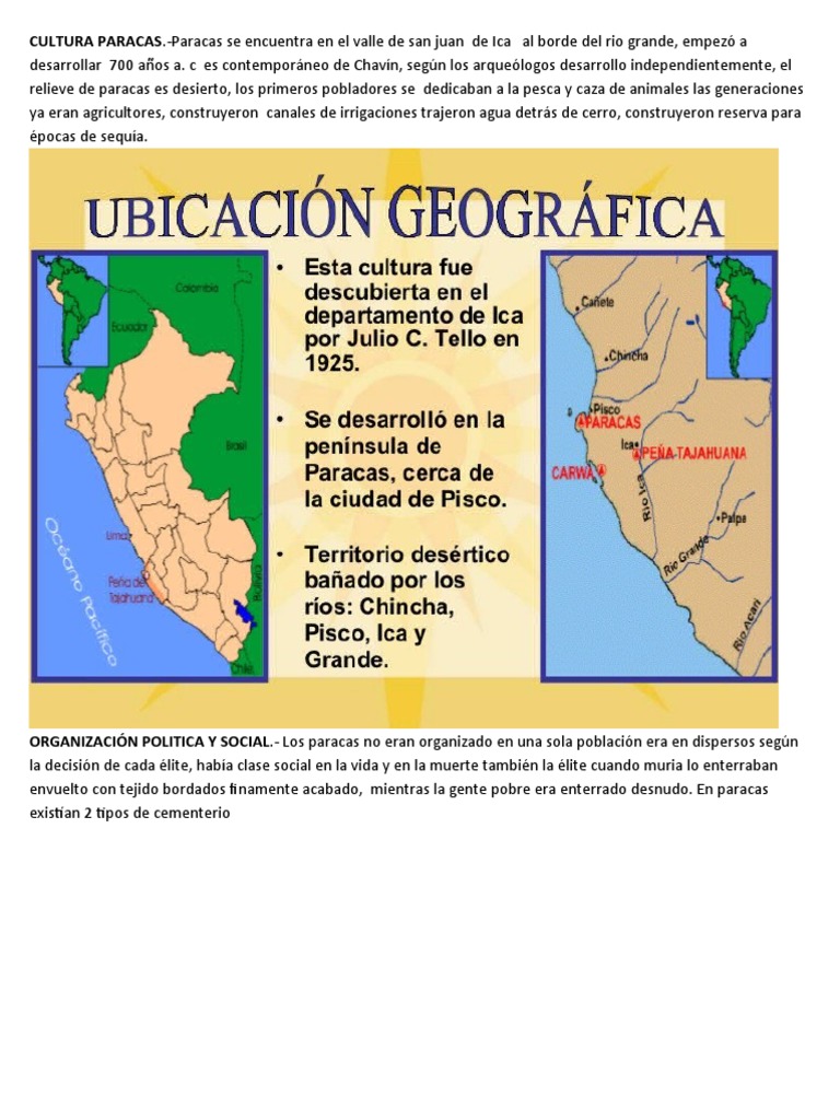 12 ° Cultura Paracas | PDF