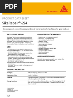 Sikatop - 122 Plus | PDF | Concrete | Mortar (Masonry)