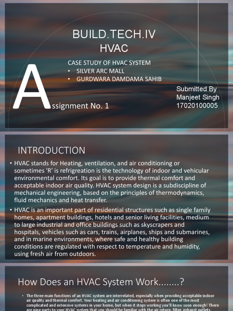 HVAC Case Study: Silver Arc Mall | PDF | Building Technology ...