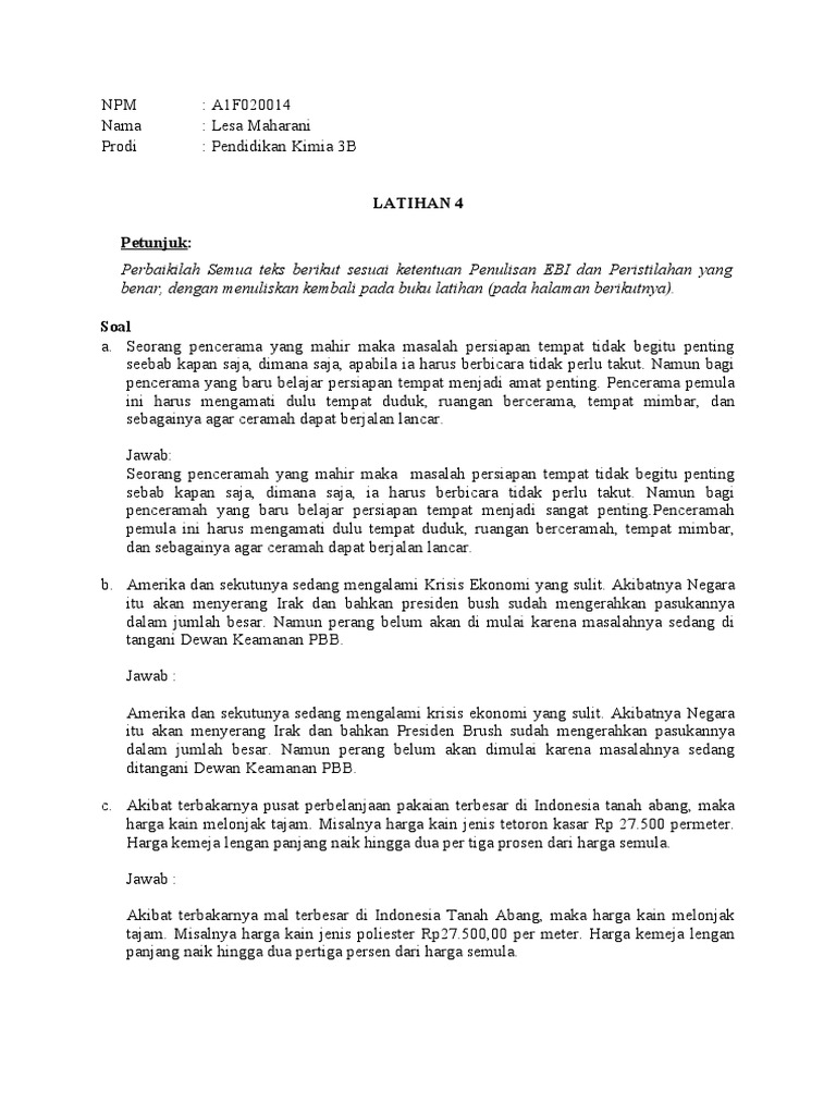 A1F020014 Lesa Maharani | PDF