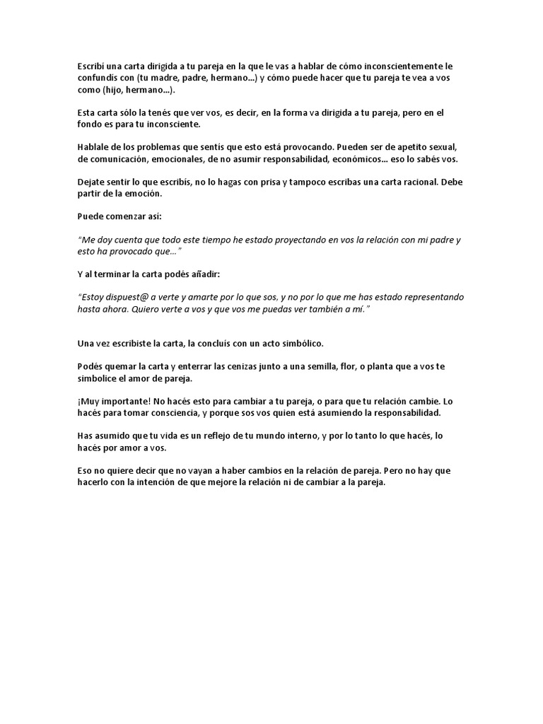 Carta de Incesto | PDF