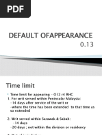 Default Judgment Process under Rule 31(5) | PDF