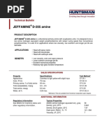 Jeffamine D 230 Polyoxypropylenediamine 7 11 PDF | PDF | Amine | Physical Sciences