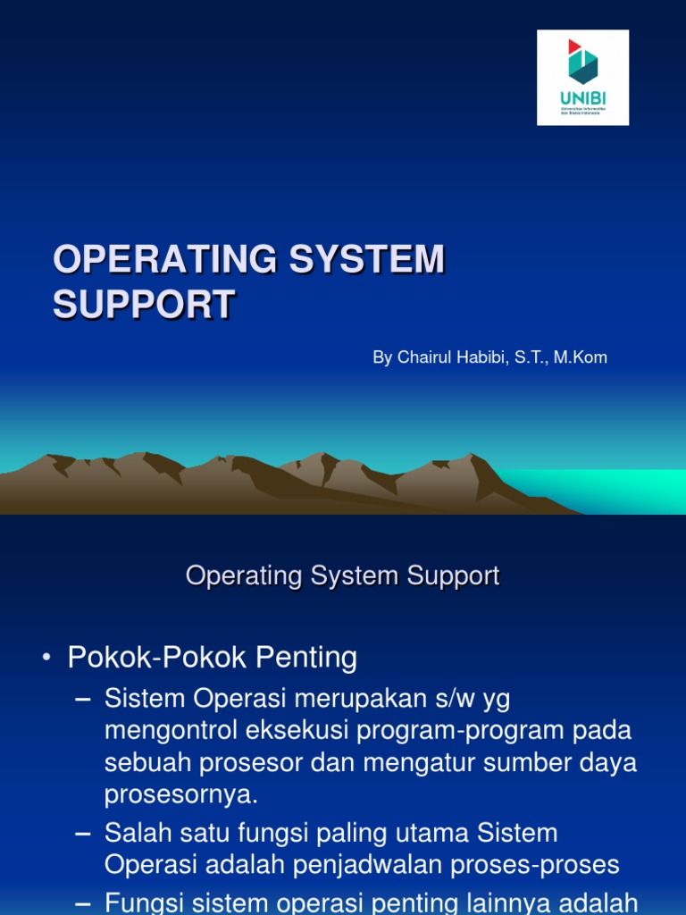 OS Support | PDF