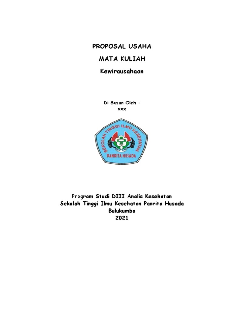 Contoh Proposal Wirausaha | PDF