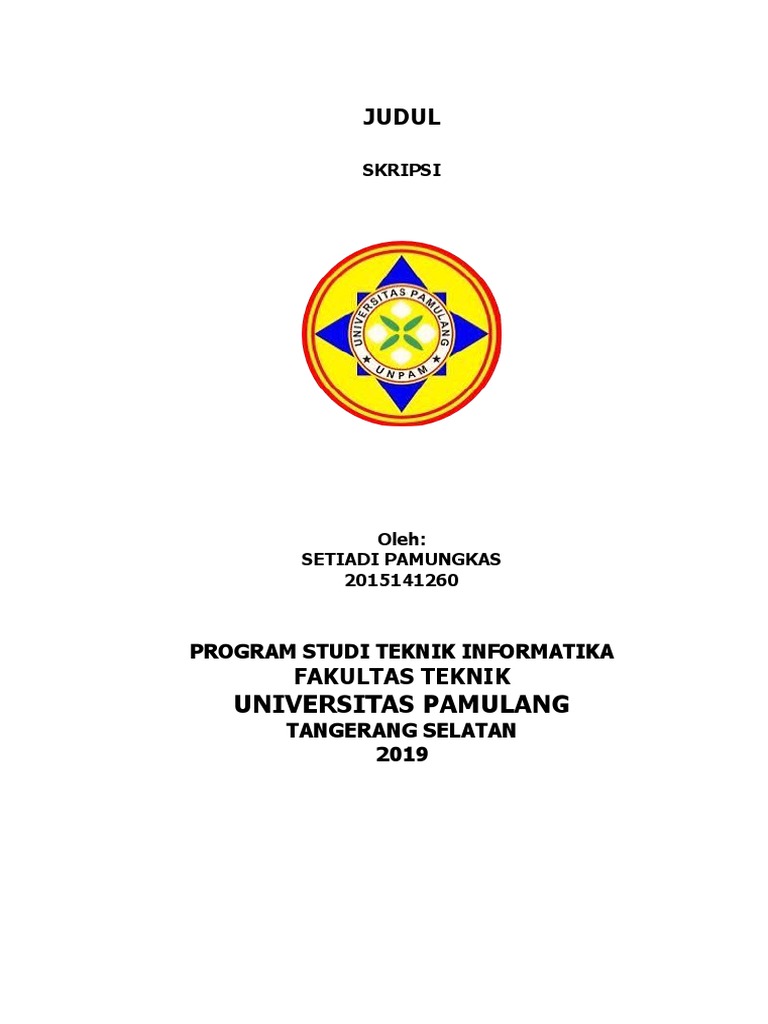 Template Bab 1 | PDF