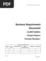 FSD Template 1 | PDF | Specification (Technical Standard) | Usability