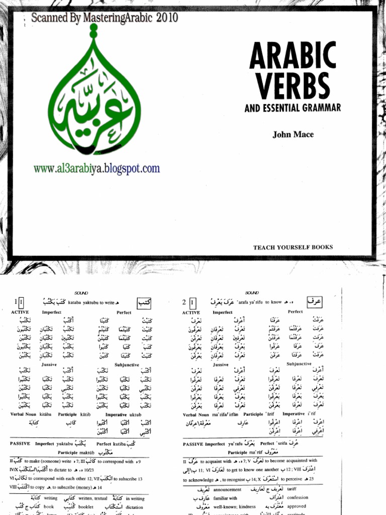 Arabic Verbs | PDF | Foreign Language Studies