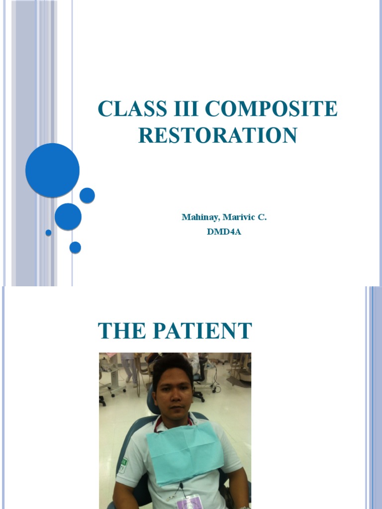 Class III Composite Restoration | PDF