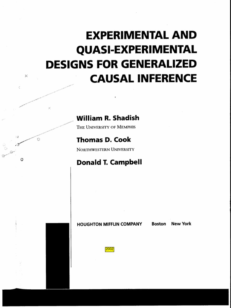 Experimental Designs Guide Causal Inference | PDF | Causality | Experiment