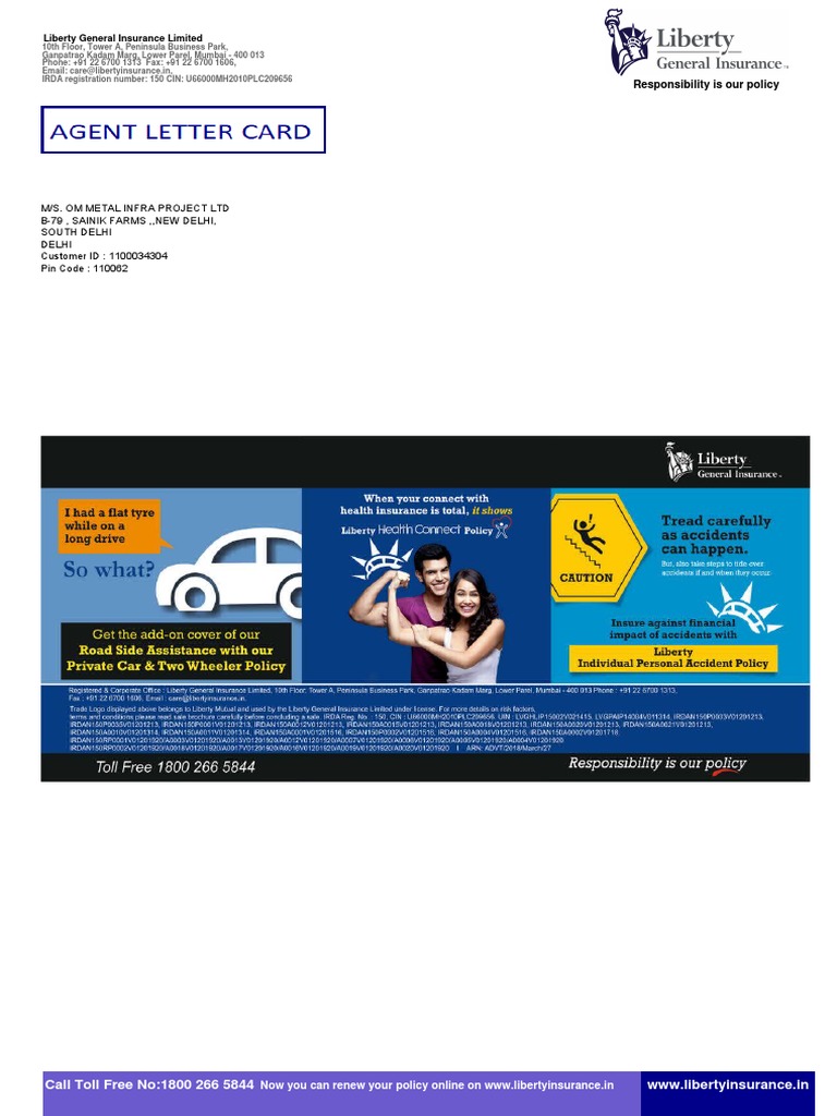 Renewal Notice for OM Metal Infra | PDF | Insurance | Vehicles