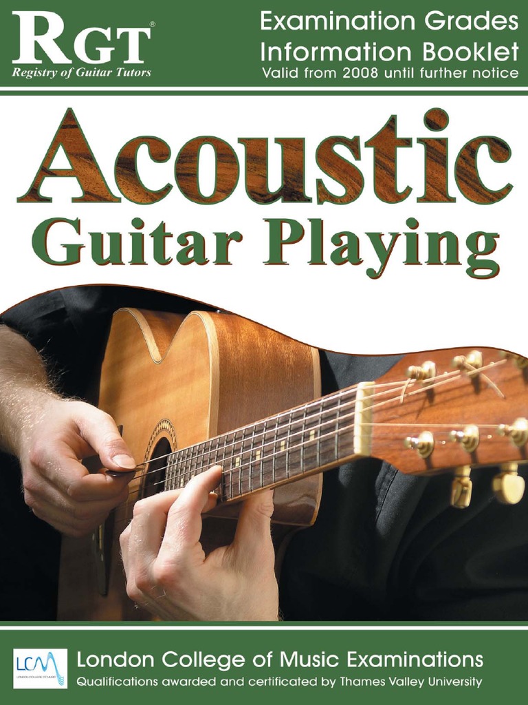 Acoustic Guitar Information Booklet | PDF | Test (Assessment) | Scale ...