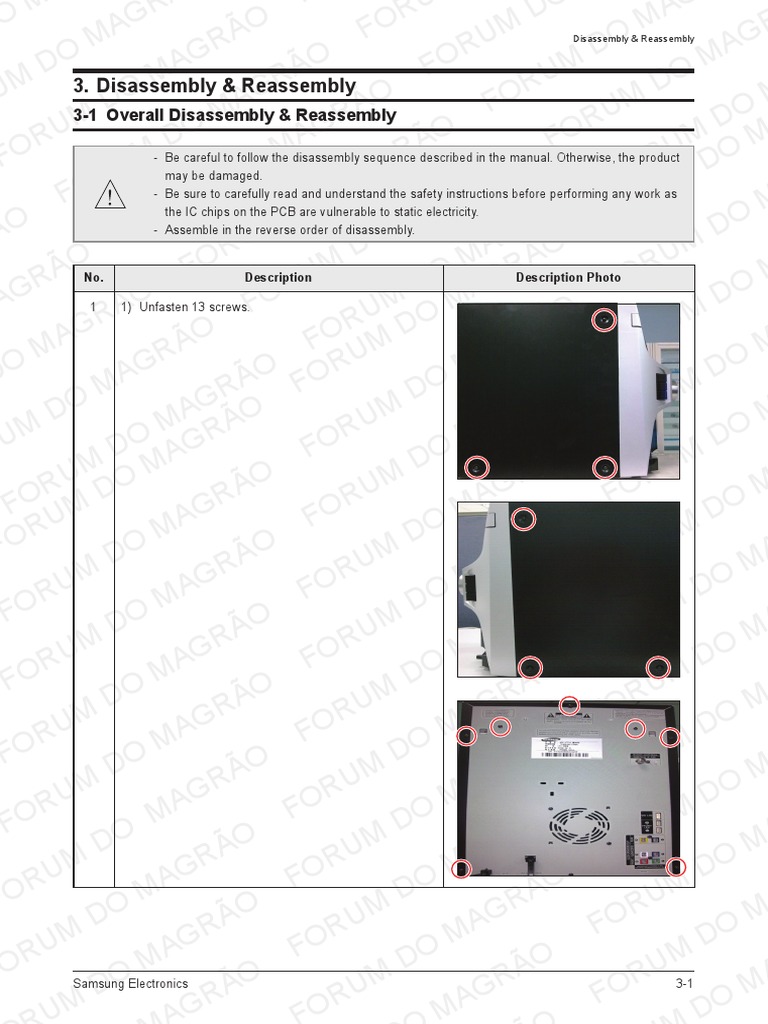 Disassembly & Reassembly | PDF | Electronics | Computing