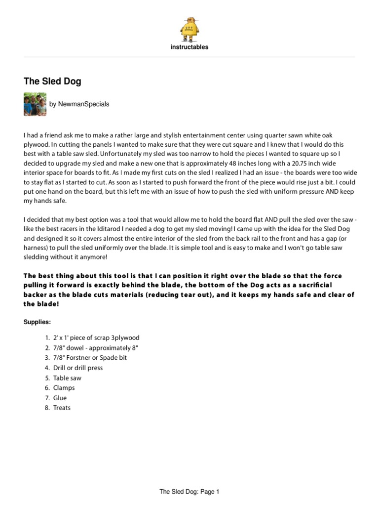 The Sled Dog | PDF | Leash