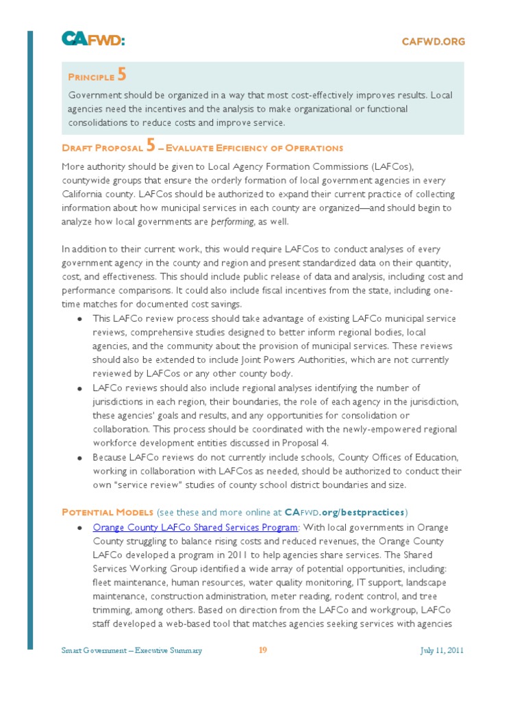 Encourage Integration and Consolidation | PDF | Police | Local Government