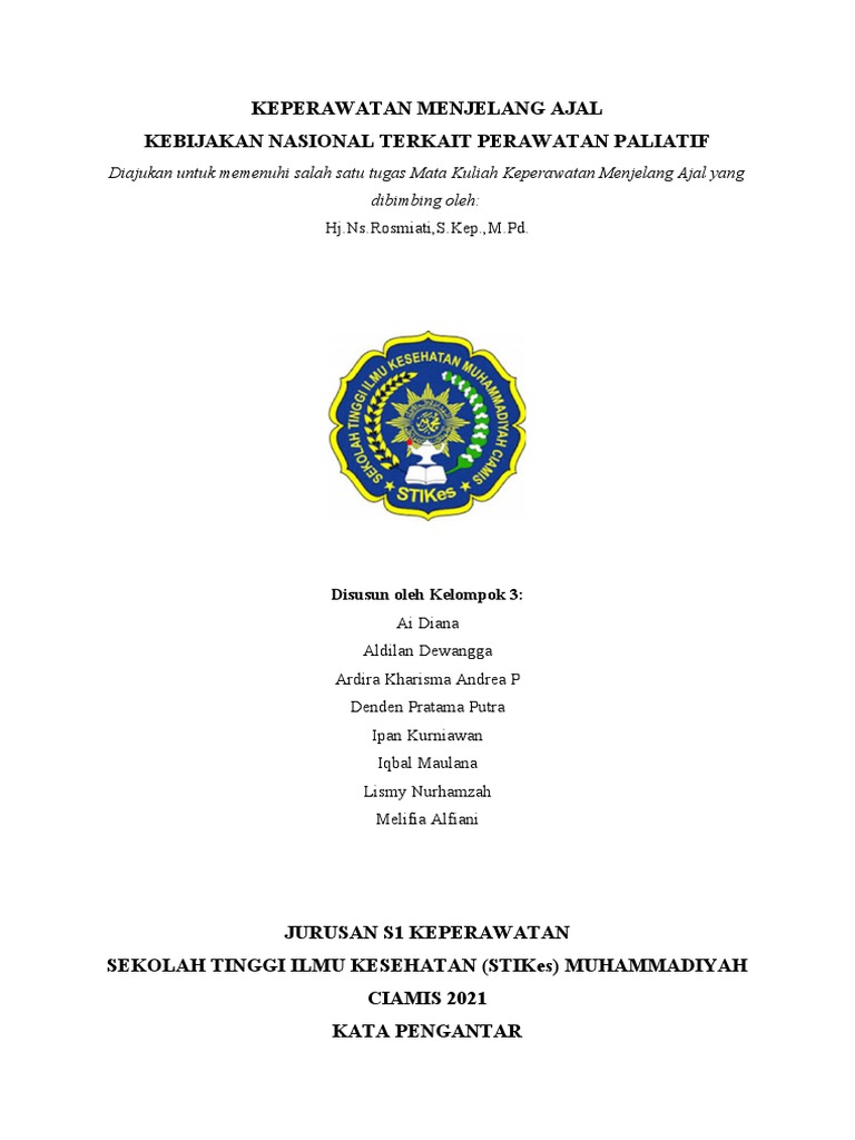Keperawatan Menjelang Ajal - Kel3-1 | PDF