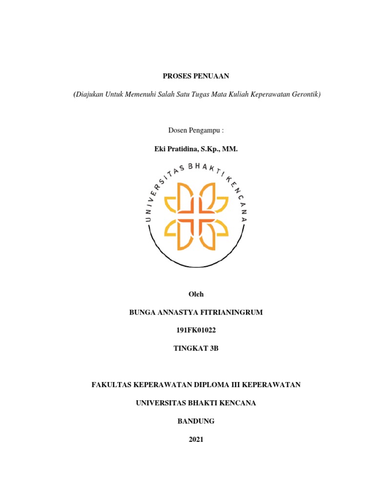 Proses Penuaan | PDF