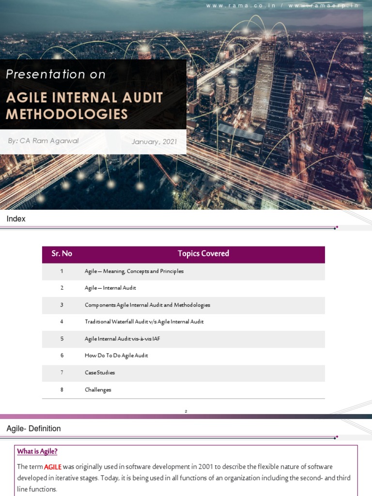 Agile Internal Audit Methodologies | PDF | Agile Software Development | Scrum (Software Development)