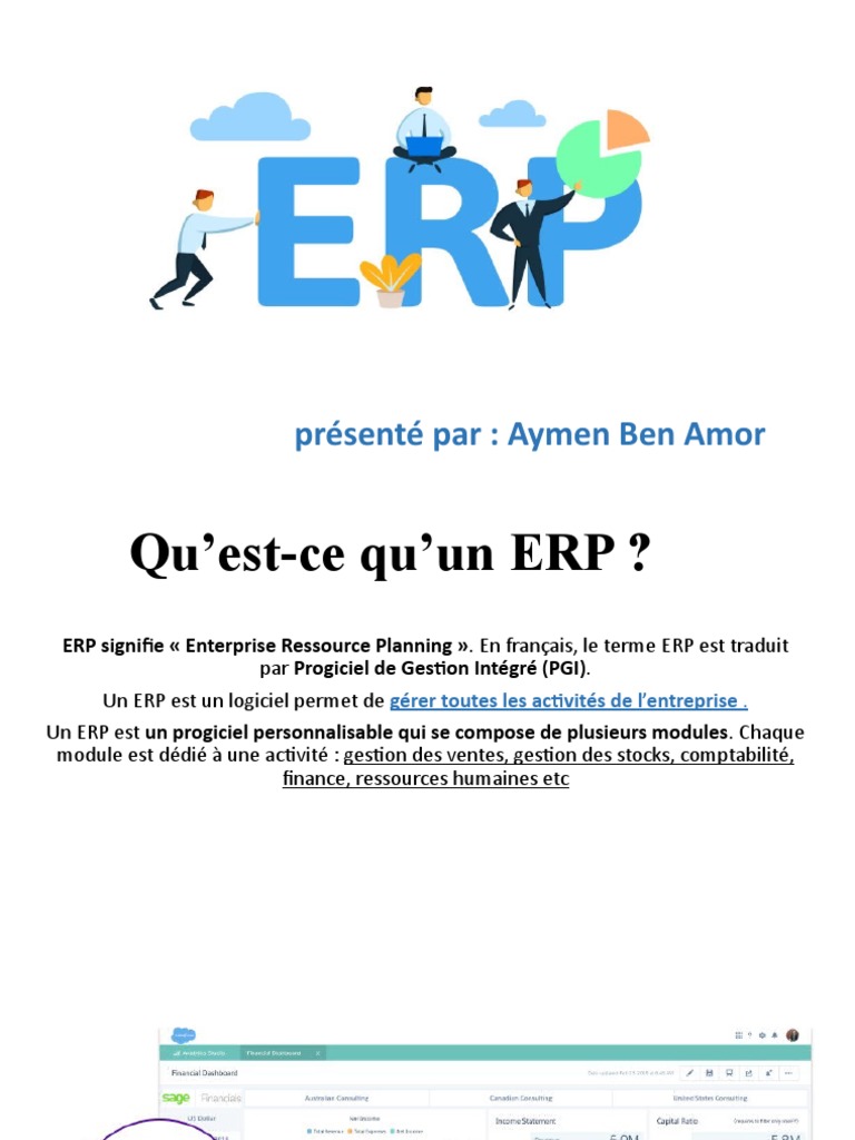 Présenté Par: Aymen Ben Amor | PDF | Progiciel de gestion intégré ...