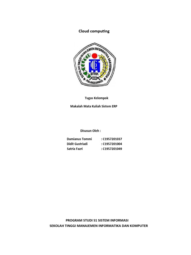 Makalah Cloud Computing | PDF | Komputer