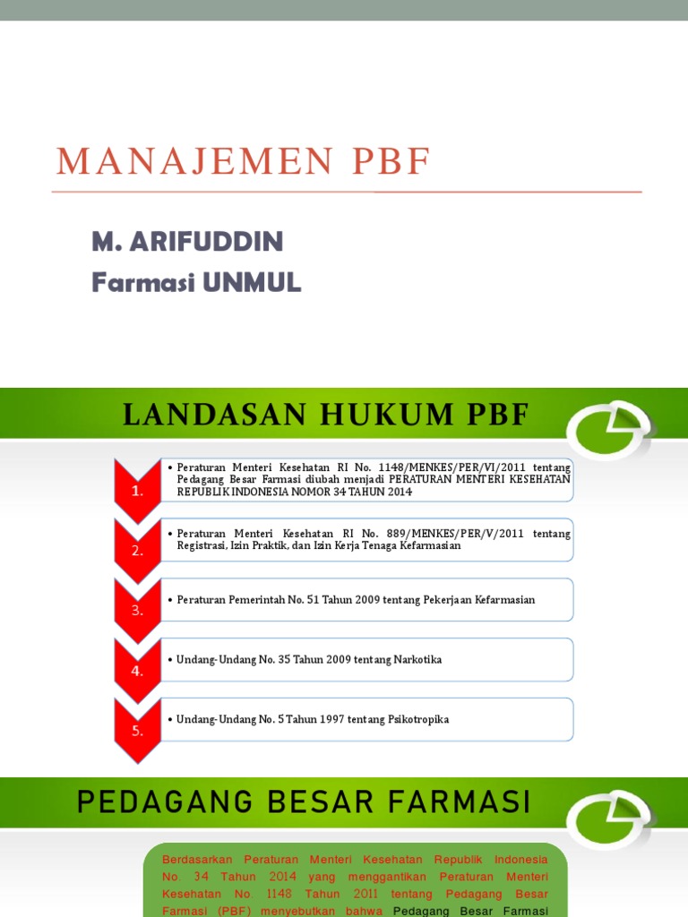 Manajemen PBF | PDF