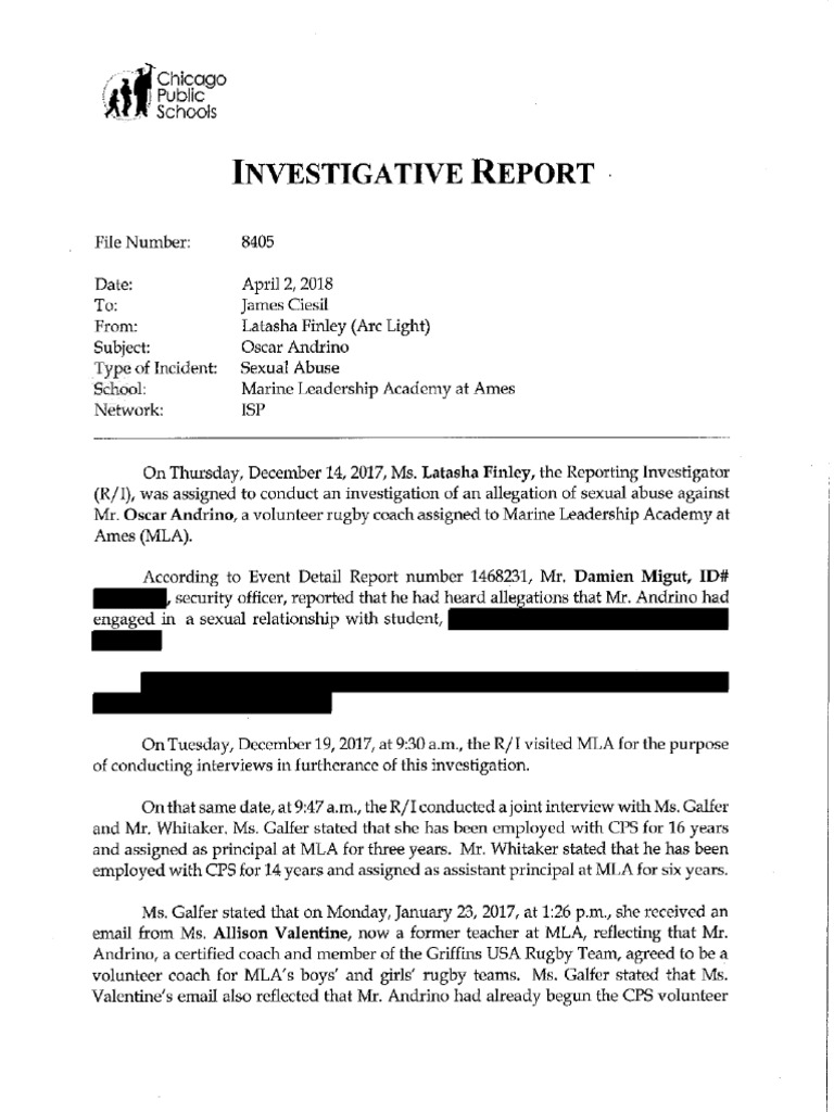 FINAL Andrino Marine Leadership Memo (2018) | PDF