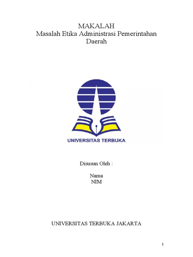 Makalah Etika Administrasi | PDF