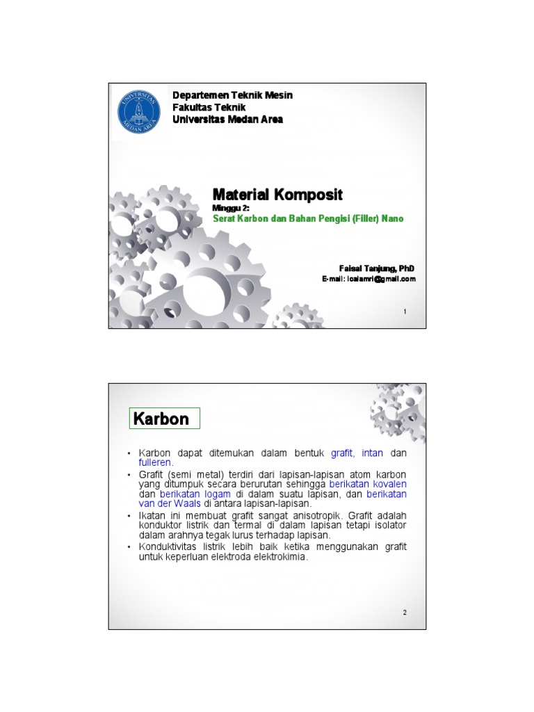 Serat Karbon dalam Material Komposit | PDF | Sains & Matematika ...