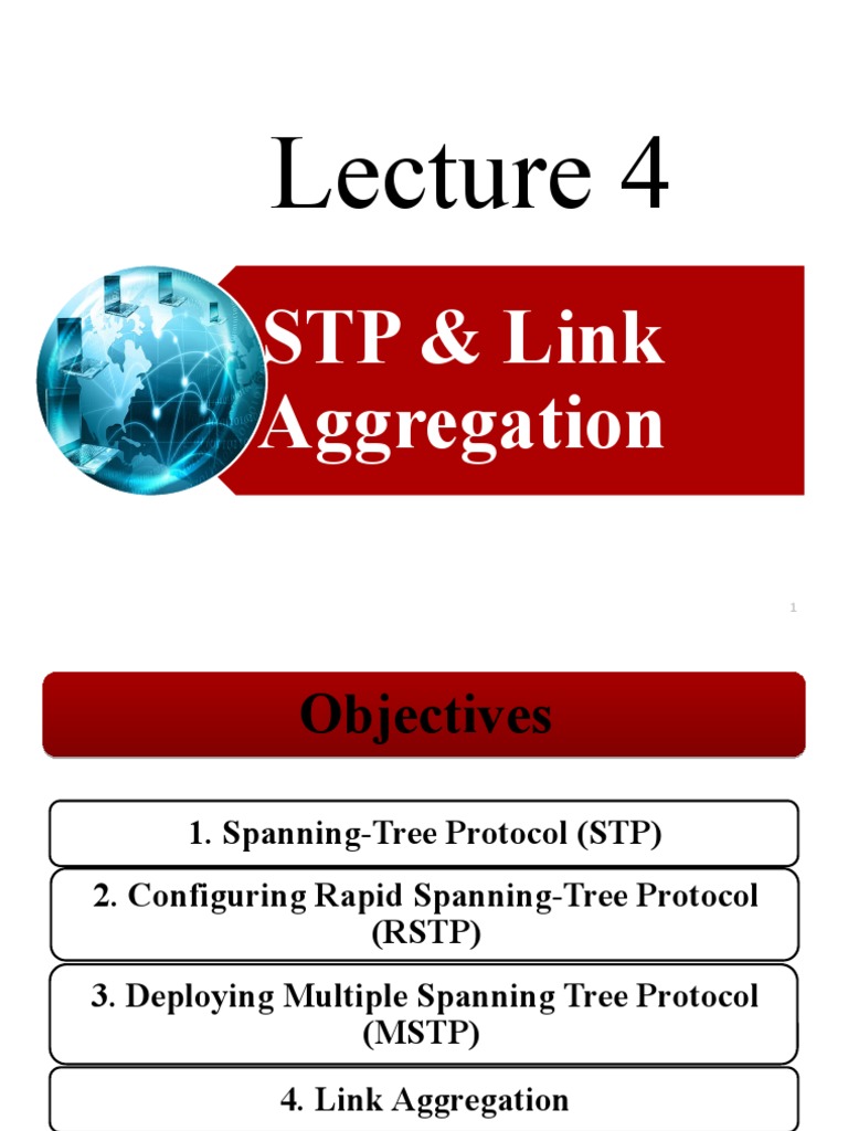 Лекция 4. STP Link Aggregation | PDF | Network Switch | Computer Standards