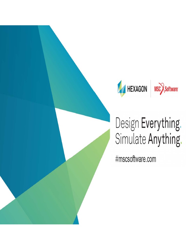 Msc Software Presentation Pdf Engines Welding