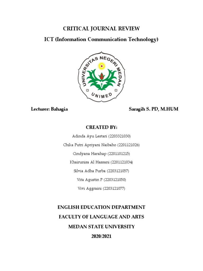 Critical Journal Review | Download Free PDF | Educational Technology ...