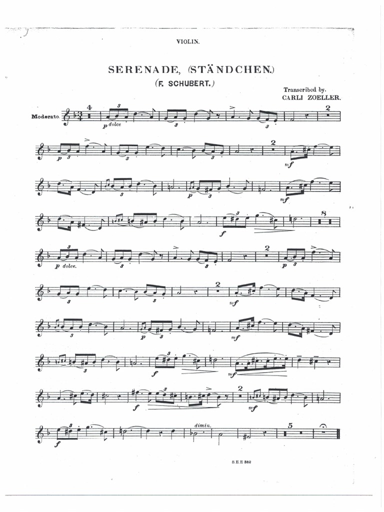 Serenada Skrzypce | PDF