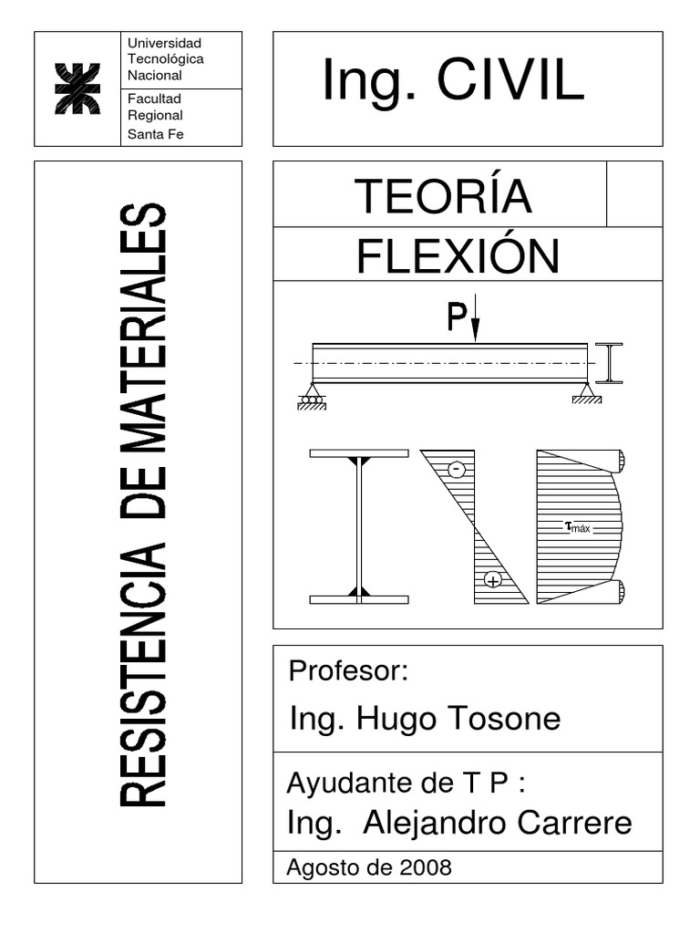 Fórmulas de Flexión y Resistencia de Materiales | PDF | Doblar ...
