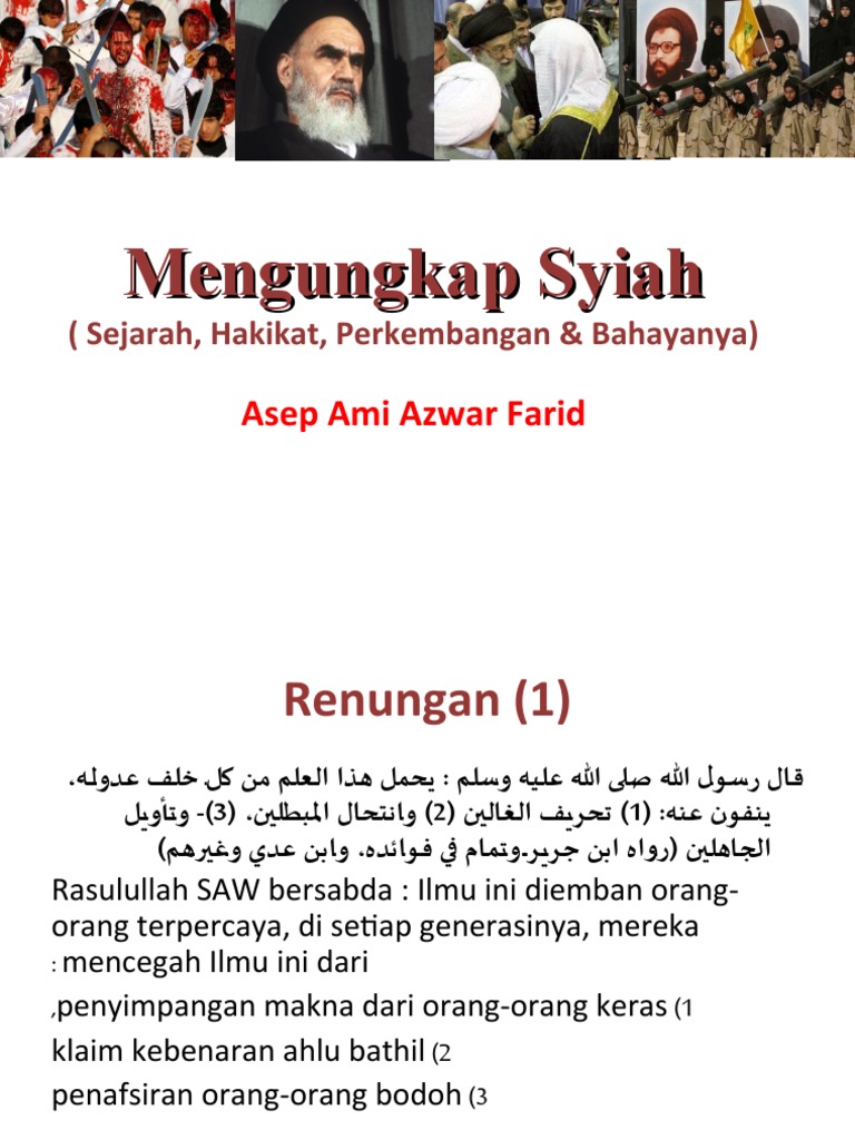 Mengenal Hakikat Syiah | PDF | Agama & Spiritualitas