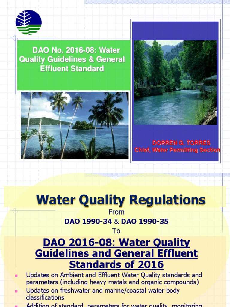 DAO 2016-08 Dorren | PDF | Water Quality | Water
